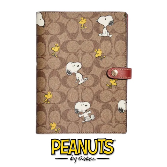 Coach | Office | Coach X Peanuts Notebook In Signature Canvas With ...
